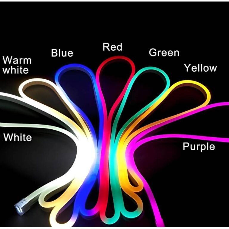 Neon Strip Lights Flat Silicone 5 Meter Without Adapter YO45 - Online ...