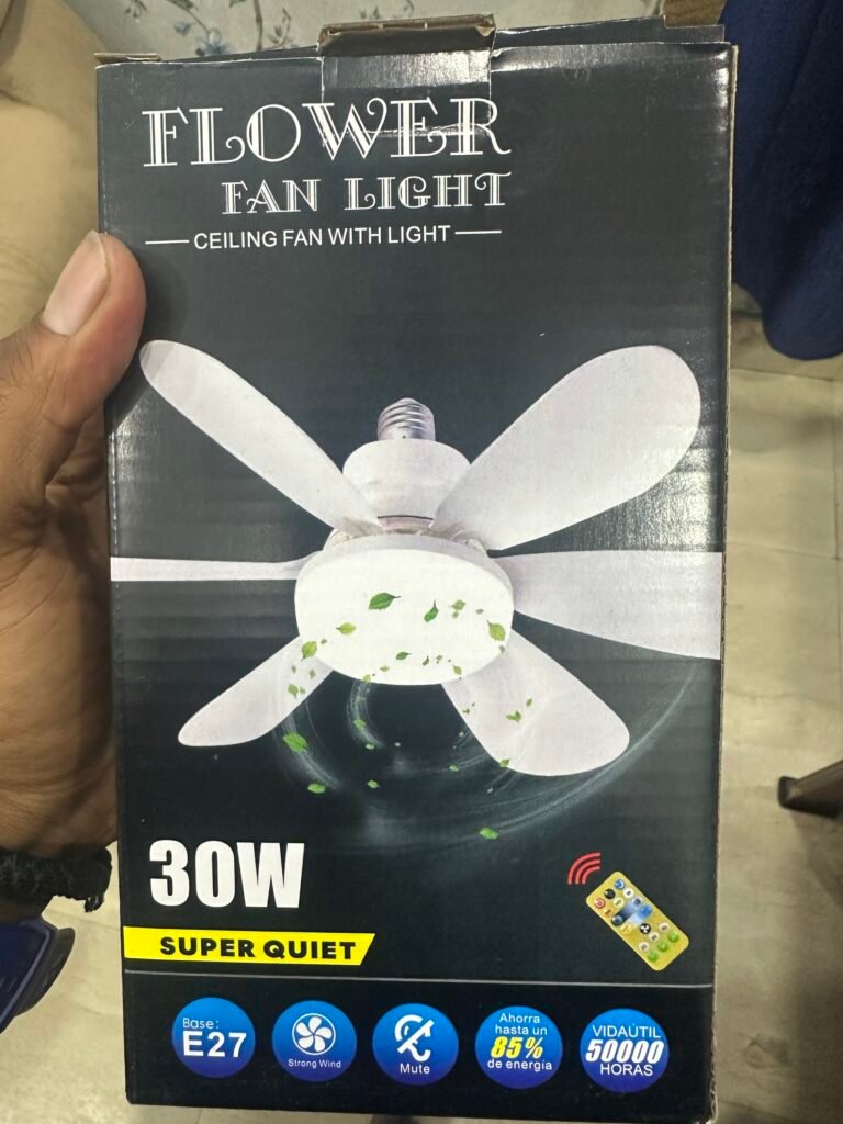 Flower Fan Light Ceiling Fan With Light - Online Shopping Site In India: